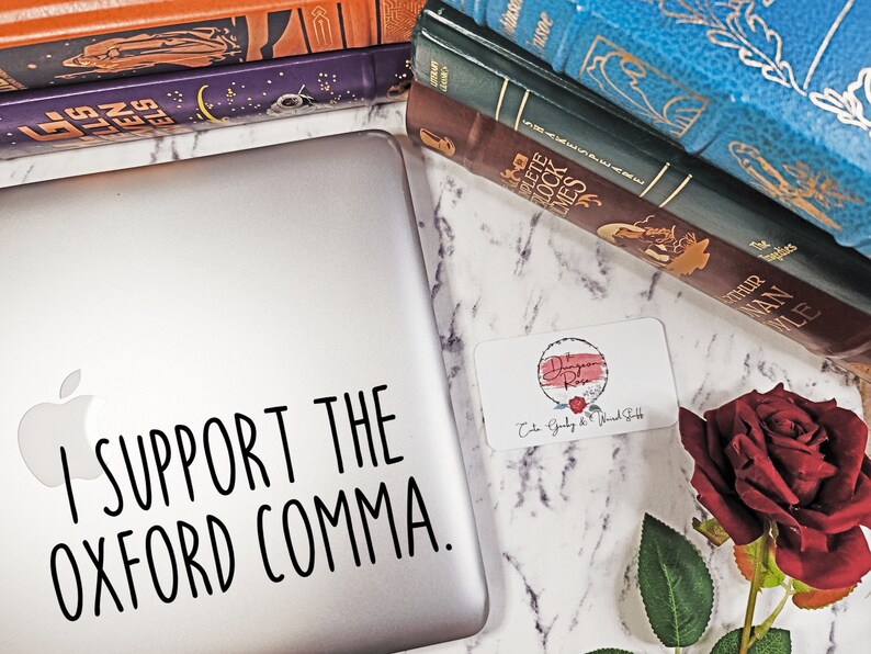 Oxford Comma Sticker Librarian Sticker ELA Teacher Sticker - Etsy