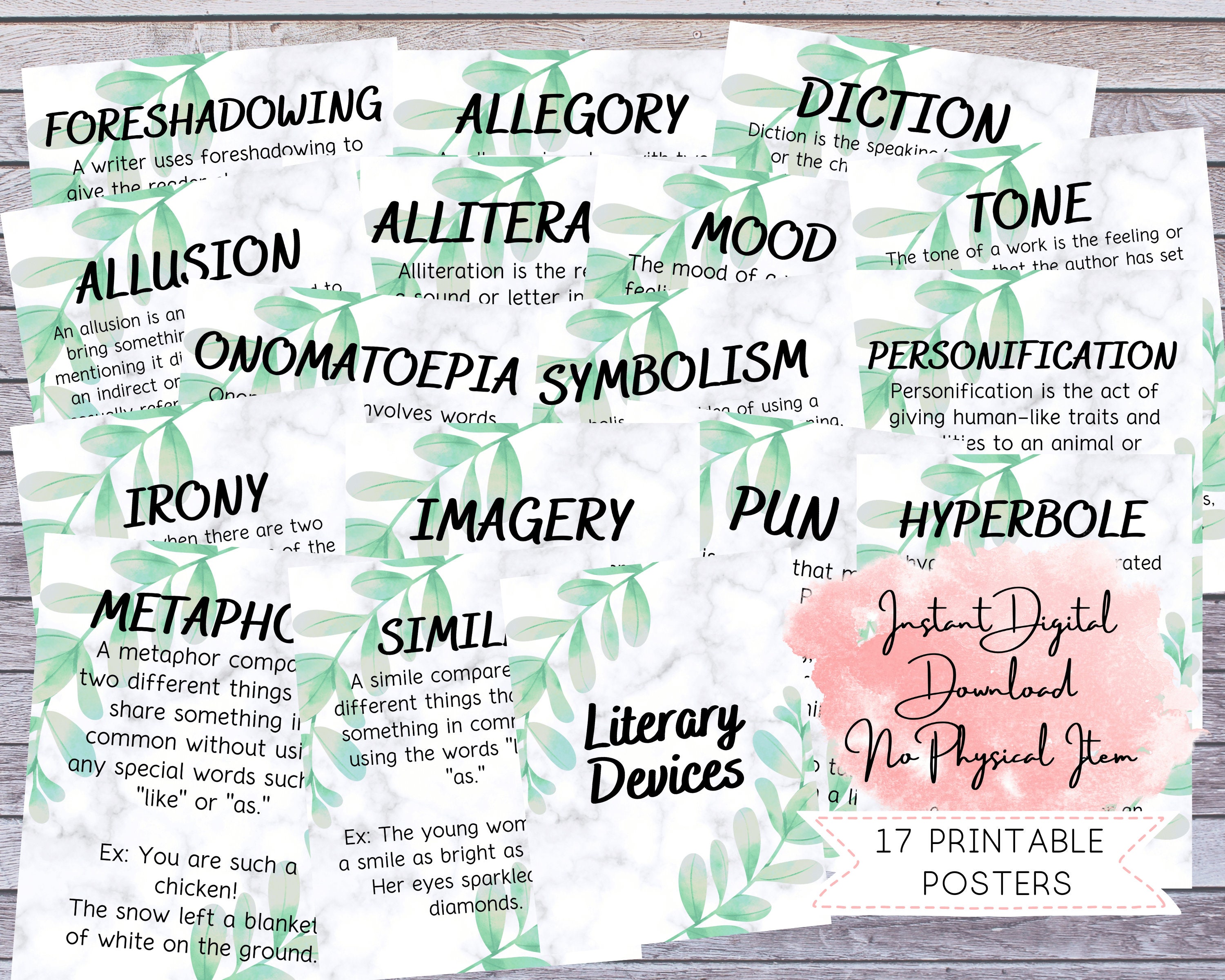 English Literature Posters