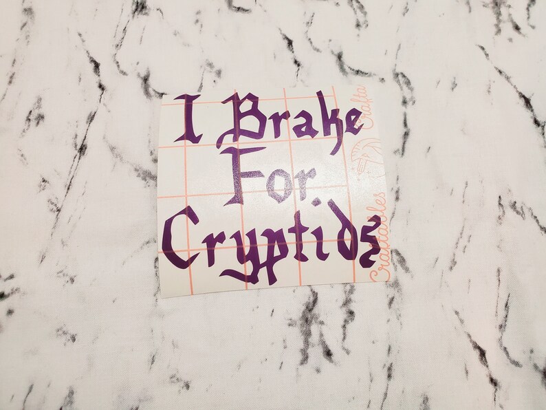 I Brake for Cryptids Cryptid Art Cryptid Core Cryptidcore | Etsy