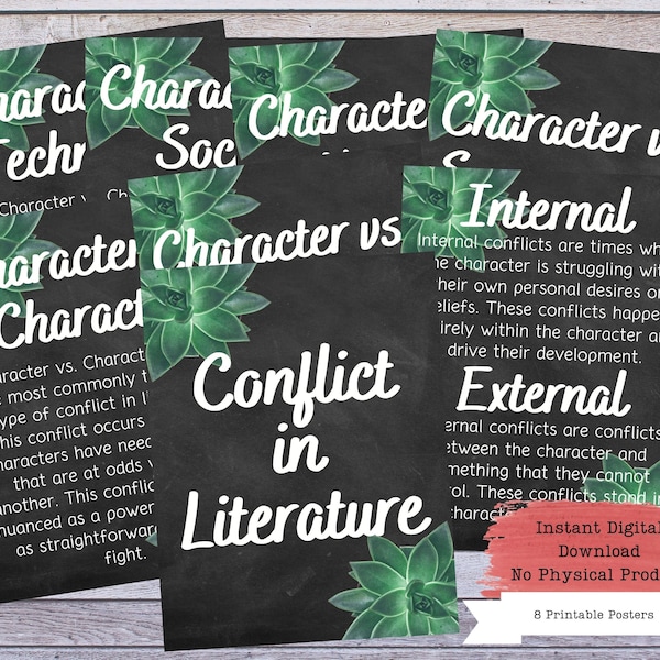 Literature Poster - Etsy