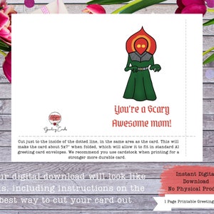 Flatwoods Monster Mother's Day Card, Braxie Card, Cryptid Card ...