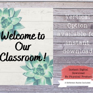 Welcome to Our Class, Classroom Printables, Classroom Download, Class ...