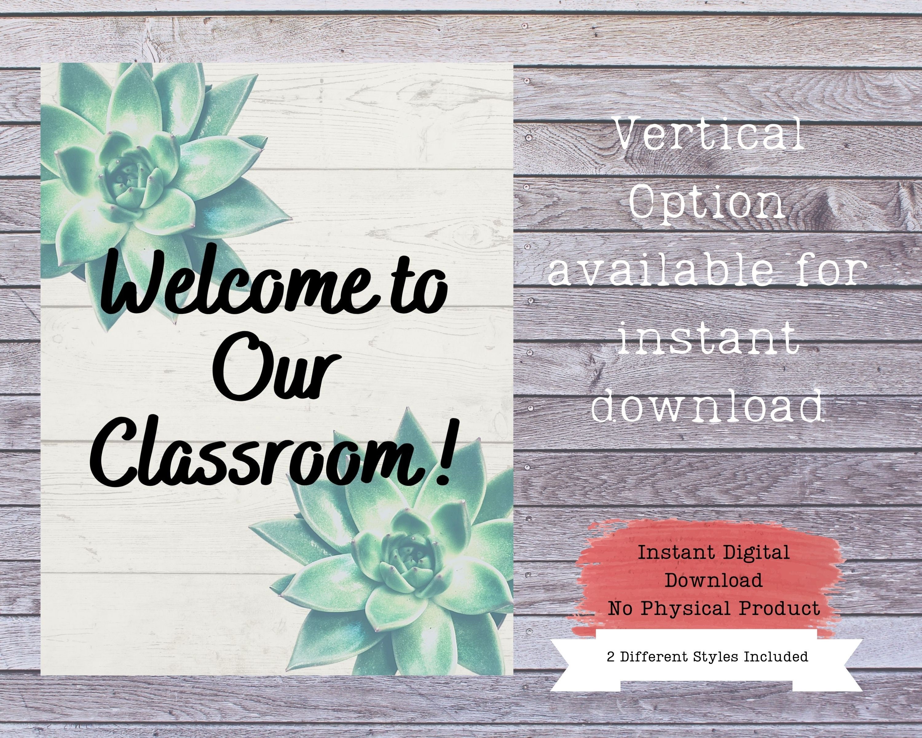 Welcome to Our Class, Classroom Printables, Classroom Download, Class ...