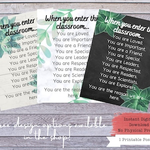 You Are the Reason I Teach, Encouraging Poster, Classroom Poster ...