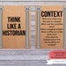 Think Like a Historian, History Decor, History Poster, Social Studies ...