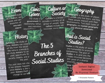 Social Studies Branches, History Classroom, History Class Posters ...