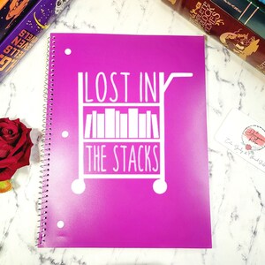 Lost in the Stacks, Librarian Gift, Book Car Decal, Book Laptop Sticker ...