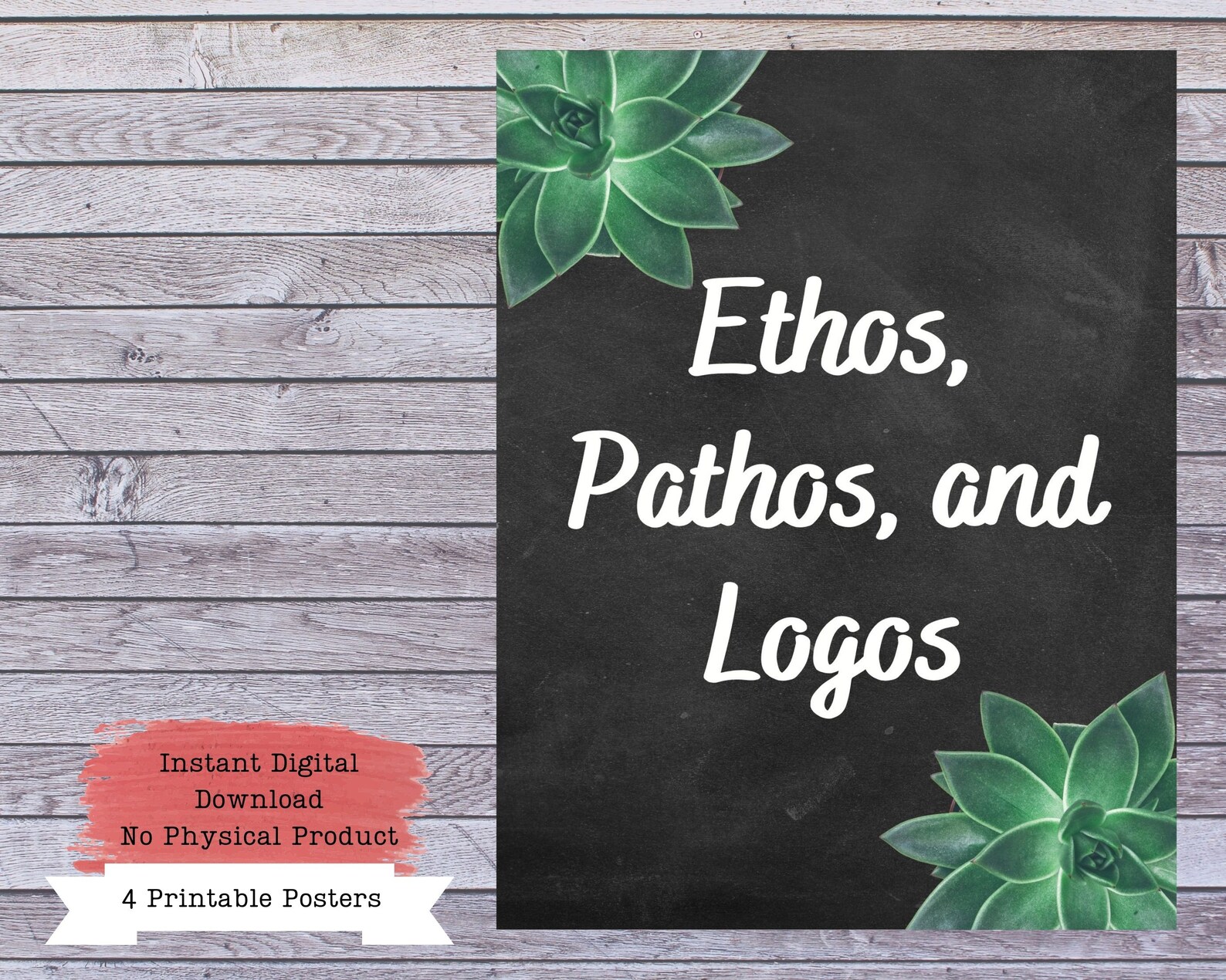 Ethos Pathos Logos Aristotle Poster Essay Writing Classroom - Etsy