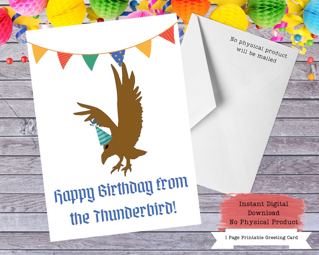 Thunderbird, Cryptid Art, Cryptid Cards, Cryptid Core, Printable Cards ...