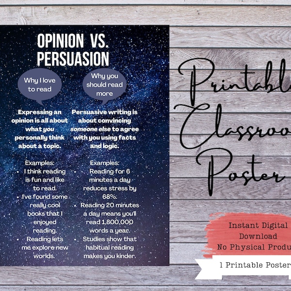 Writing Poster - Etsy