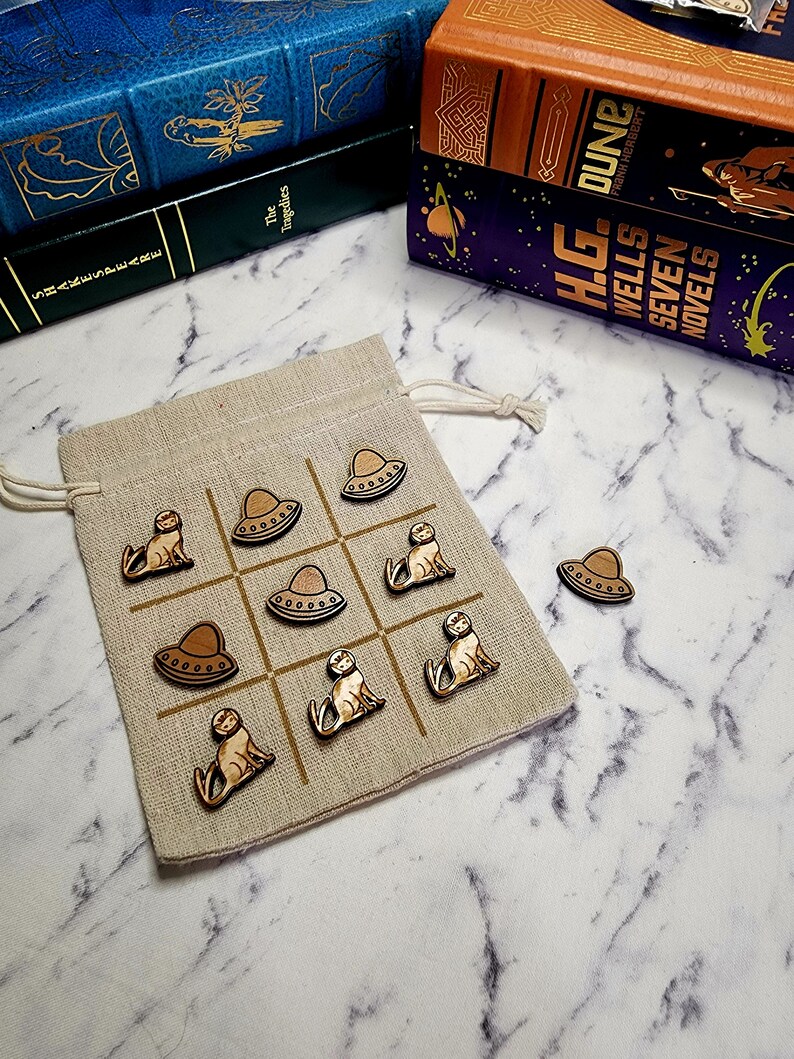 Tic Tac Toe Set Tic-tac-toe Game Travel Tic Tac Toe Travel - Etsy