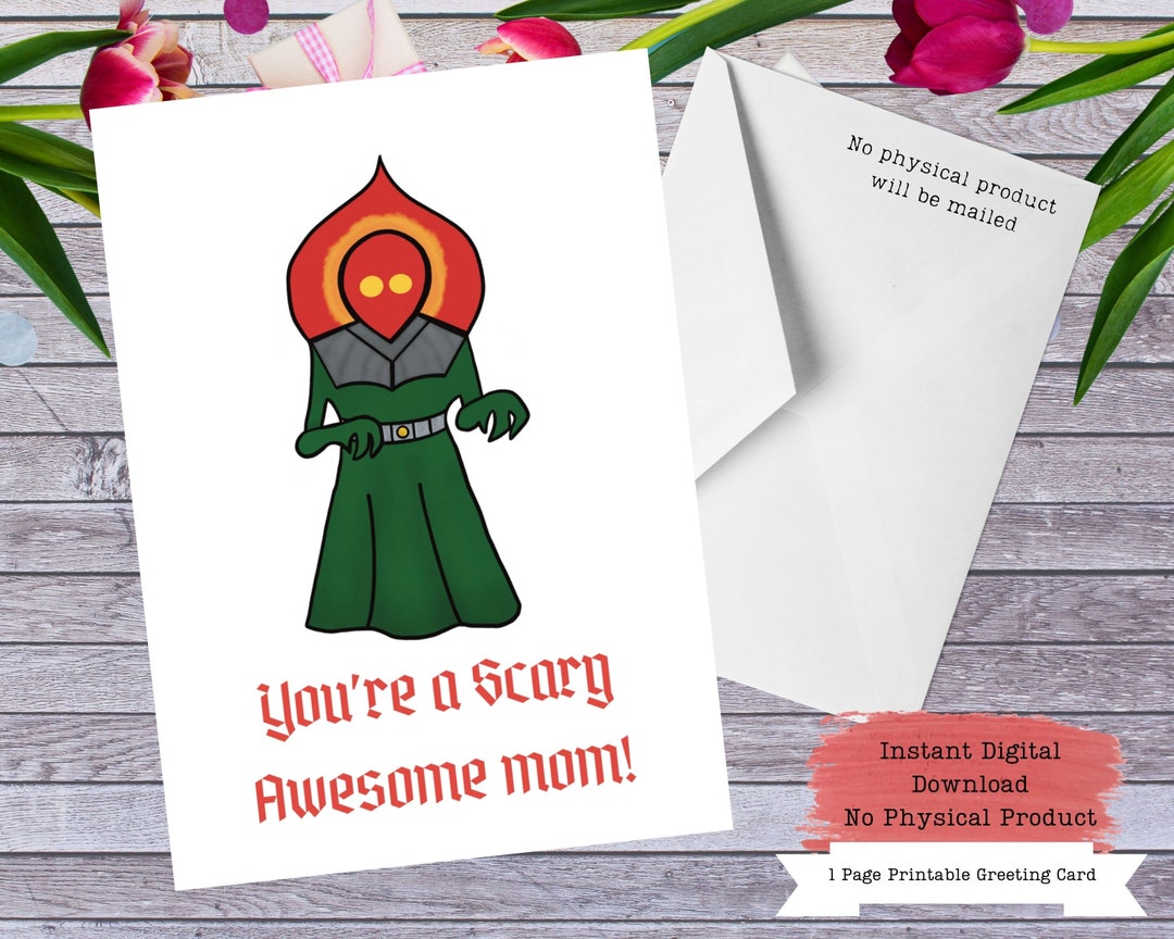 Flatwoods Monster Mother's Day Card, Braxie Card, Cryptid Card ...