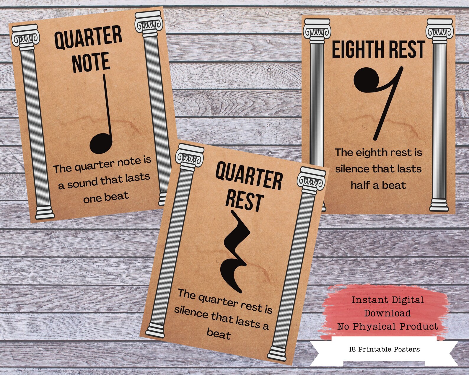Music Poster Pack Music Classroom Music Room Decor Music - Etsy