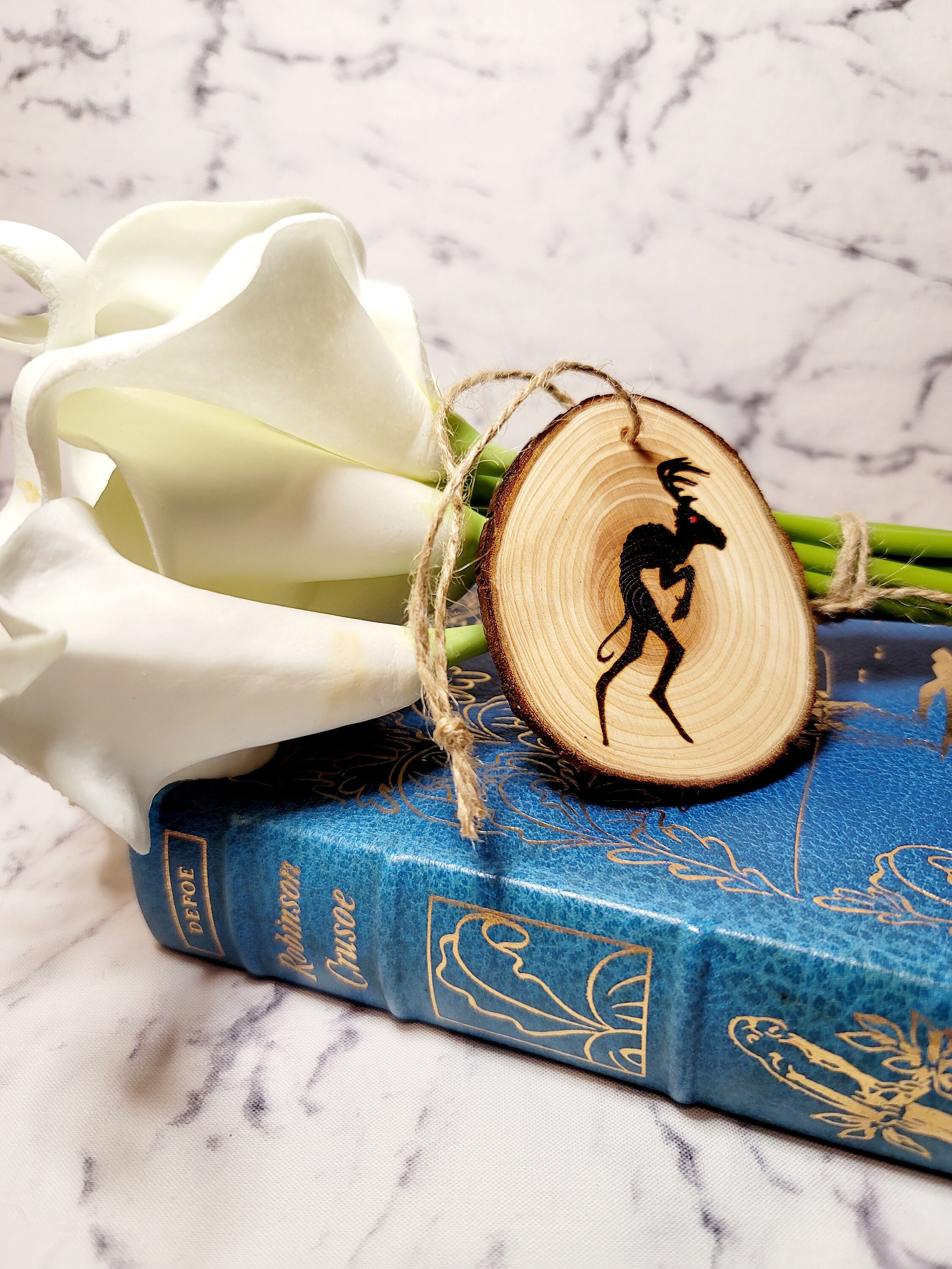 Cryptid Ornament Set Monster Ornament Wooden Ornament Wood | Etsy