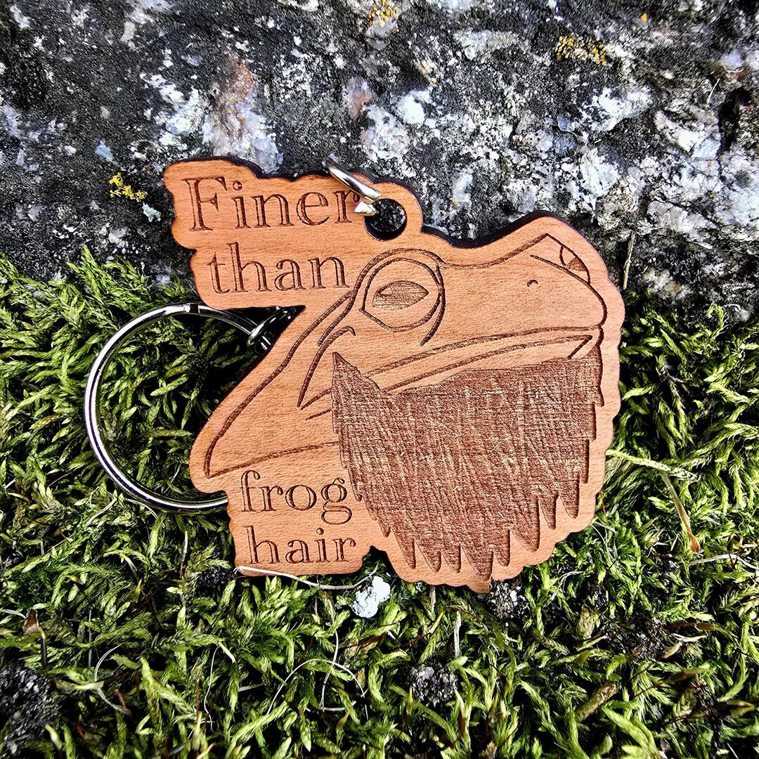 Finer Than Frog Hair Appalachian Saying Keychain, Appalachian Folk Art ...
