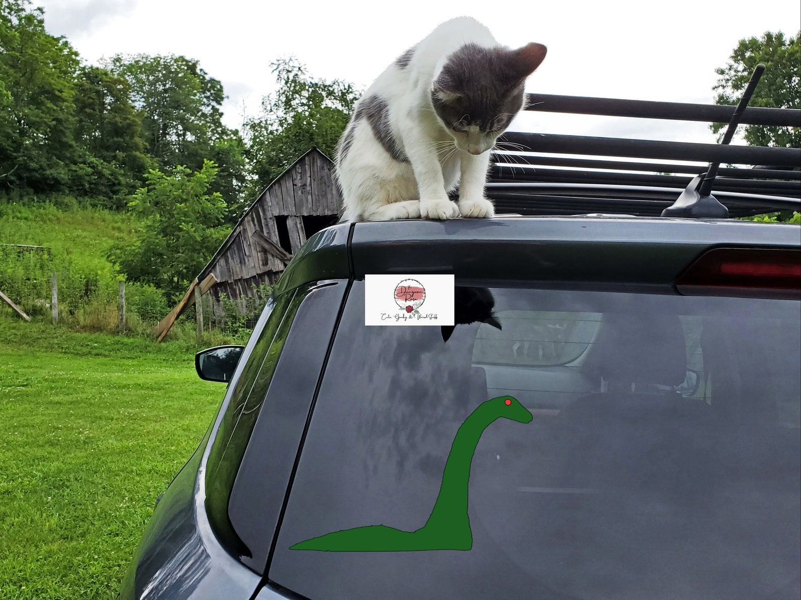 Nessie Sticker Loch Ness Monster Nessie Decal Cryptid | Etsy