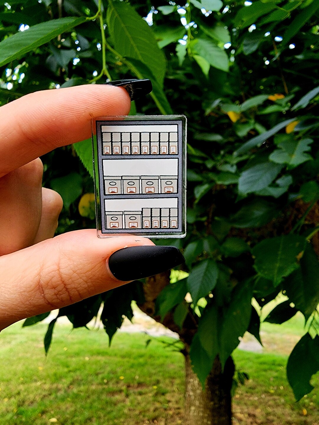 Archival Storage Acrylic Pin, Archival Boxes, Archivist Pin, Archive ...