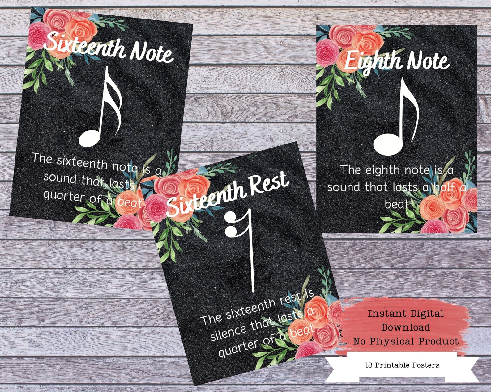 Music Poster Pack Music Classroom Music Room Decor Music - Etsy