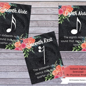 Music Poster Pack, Music Classroom, Music Room Decor, Music Room Art ...