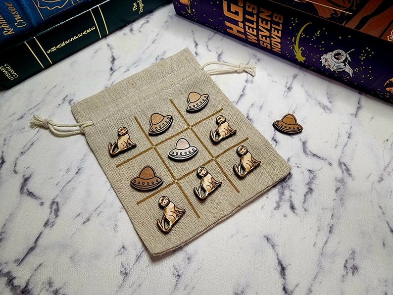 Tic Tac Toe Set Tic-tac-toe Game Travel Tic Tac Toe Travel - Etsy