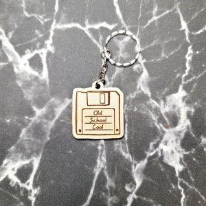 Old School Keychain, Old School Geekery, Retro Gifts, Retro Keychain ...
