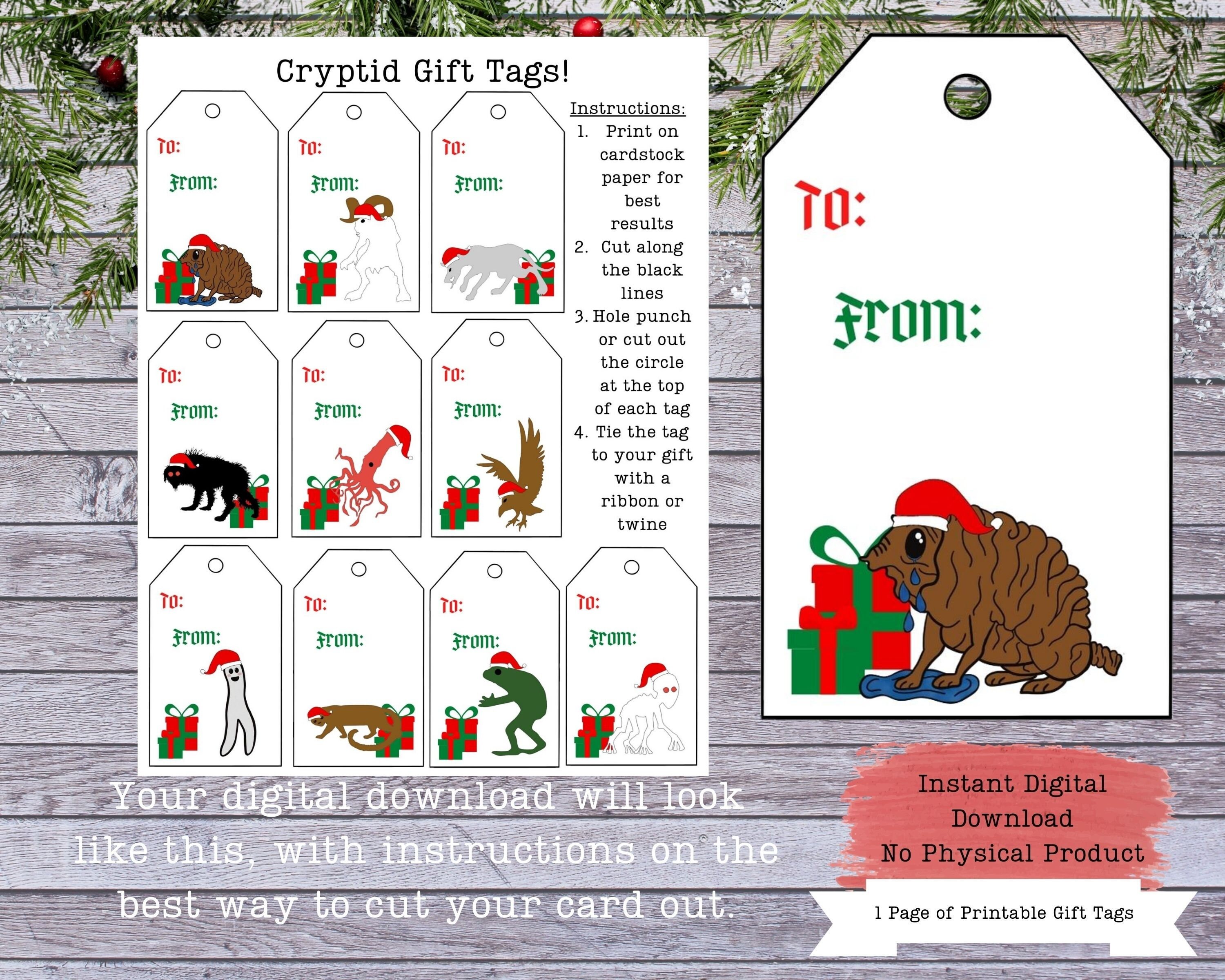 Cryptid Christmas Cryptid Art Cryptid Core Cryptid Hunter - Etsy