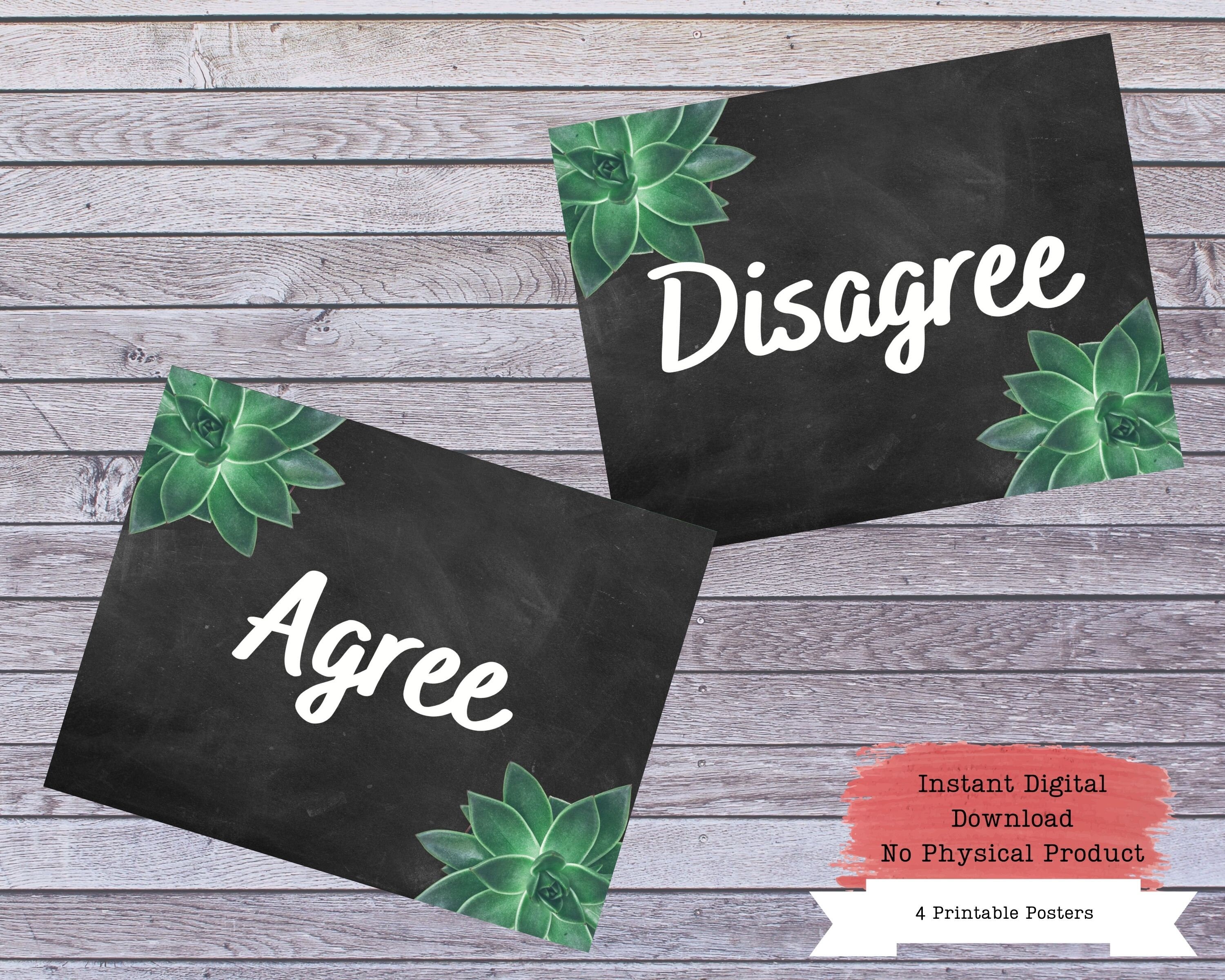 Four Corners Activity Posters, 4 Corners Activity, Classroom Discussion ...