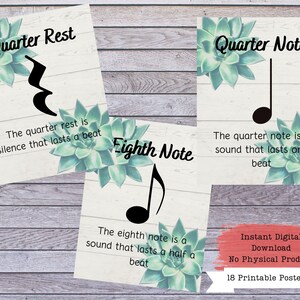 Music Poster Pack, Music Classroom, Music Room Art, Music Room Poster ...