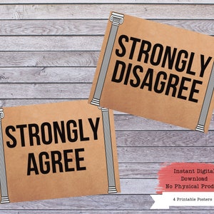 Four Corners Activity Posters, 4 Corners Activity, Classroom Discussion ...