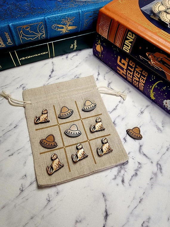 Tic Tac Toe Set Tic-tac-toe Game Travel Tic Tac Toe Travel - Etsy