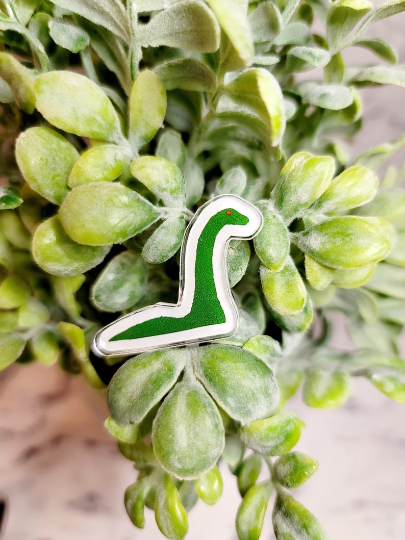 Loch Ness Pin Nessie Pin Loch Ness Monster Acrylic Pin | Etsy