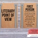 Literary Point of View Printable Poster Set, Literature Poster, High ...