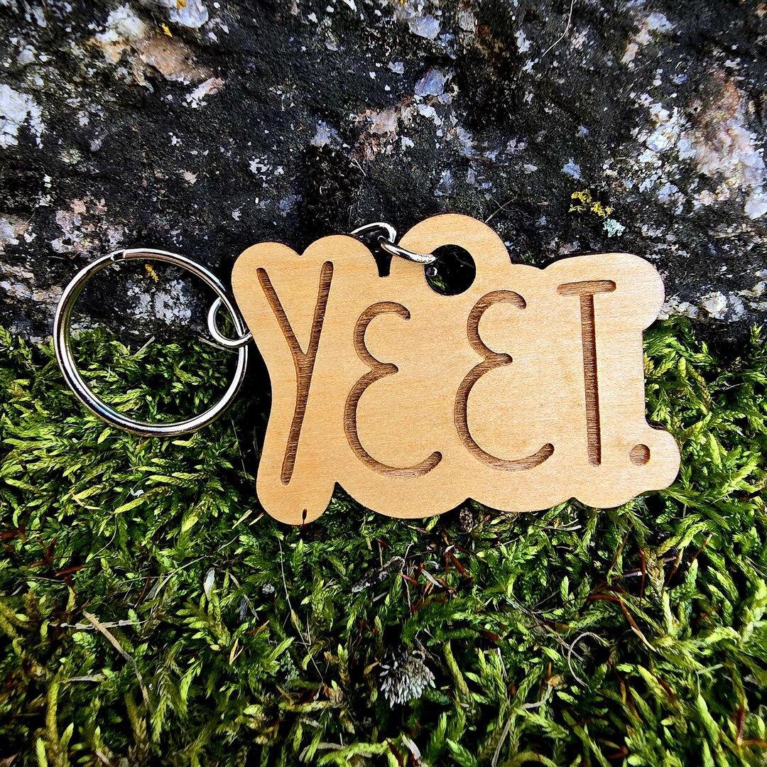 Yeet Keychain, Yoink Keychain, Yeet Pray Love, Meme Gifts, Funny ...