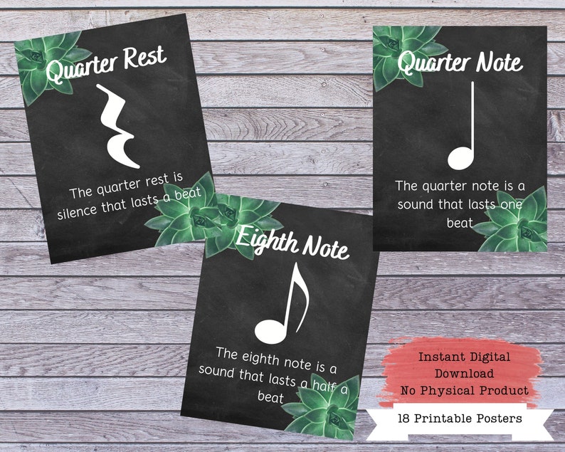 Music Poster Pack Music Classroom Music Room Decor Music - Etsy