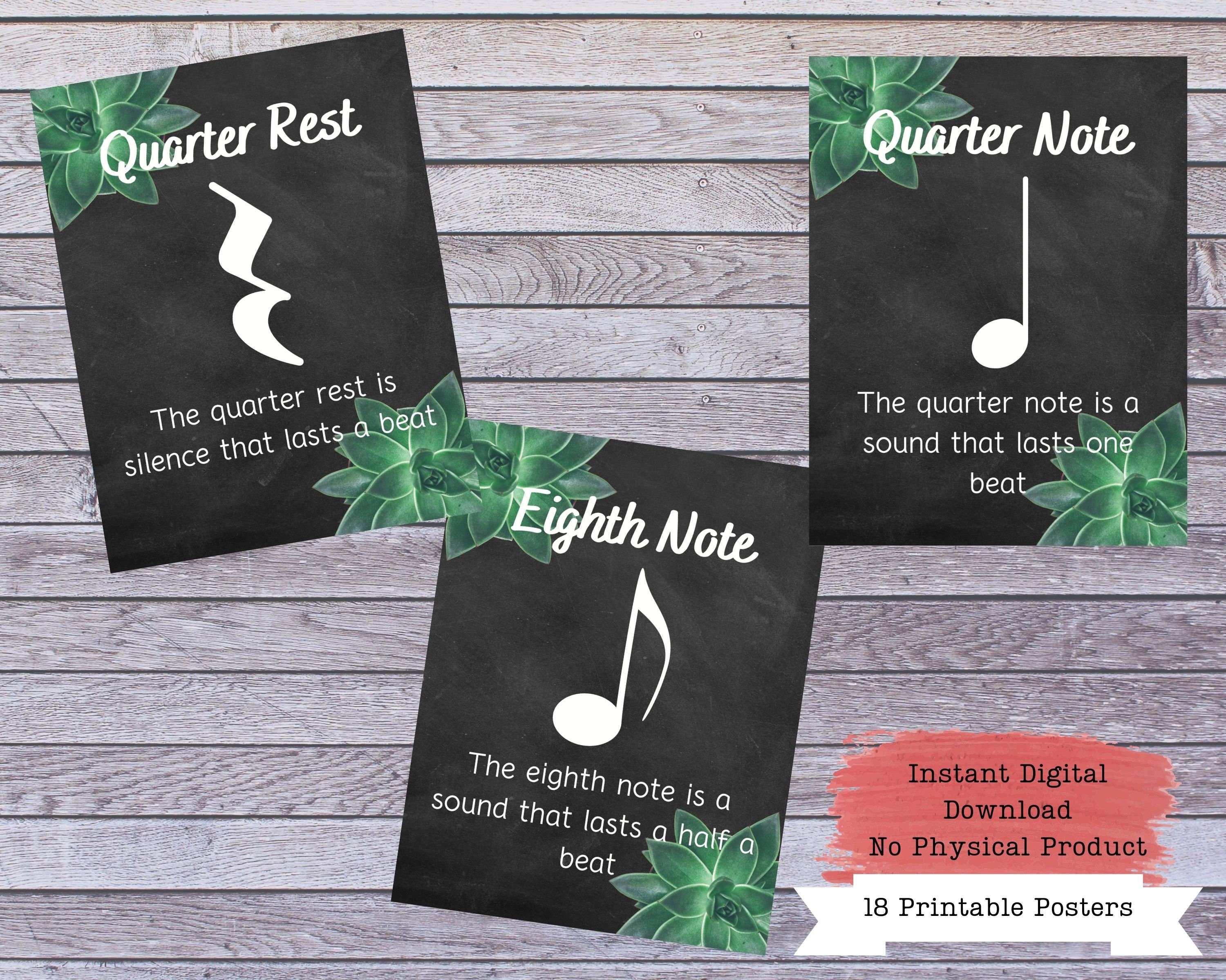 Music Poster Pack, Music Classroom, Music Room Decor, Music Room Art ...