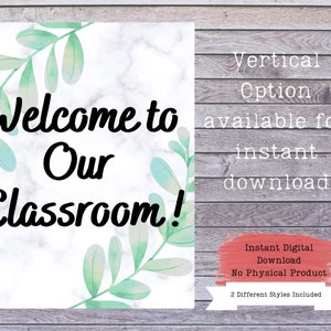 Welcome to Our Class, Classroom Download, Class Poster, Classroom Signs ...