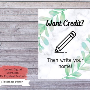 Write Your Name, Teacher Poster, Class Poster, Classroom Decor ...