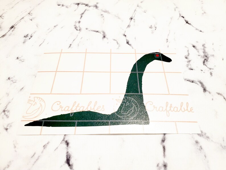 Nessie Sticker Loch Ness Monster Nessie Decal Cryptid | Etsy