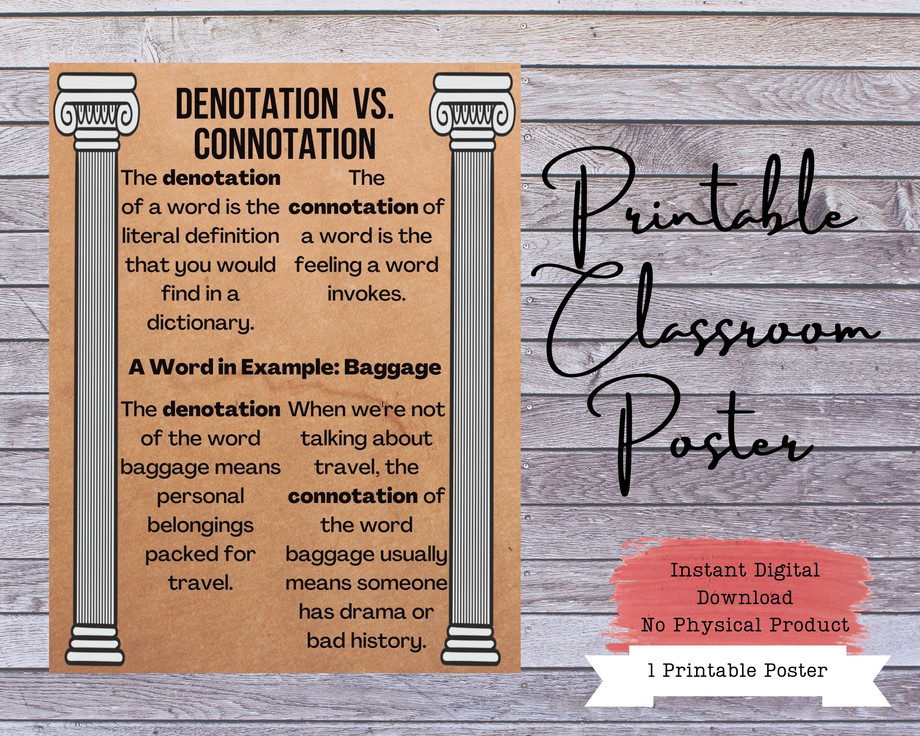 Denotation Examples For Kids