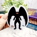 Mothman Sticker, Cryptid Art, Cryptid Club, Cryptid Decor, Cryptid ...