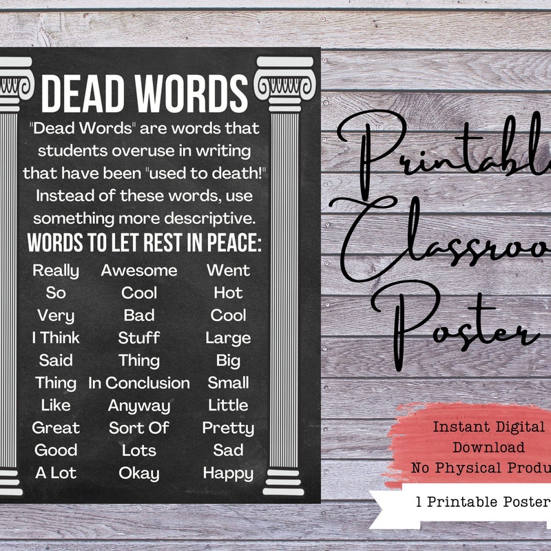 English Class Poster - Etsy