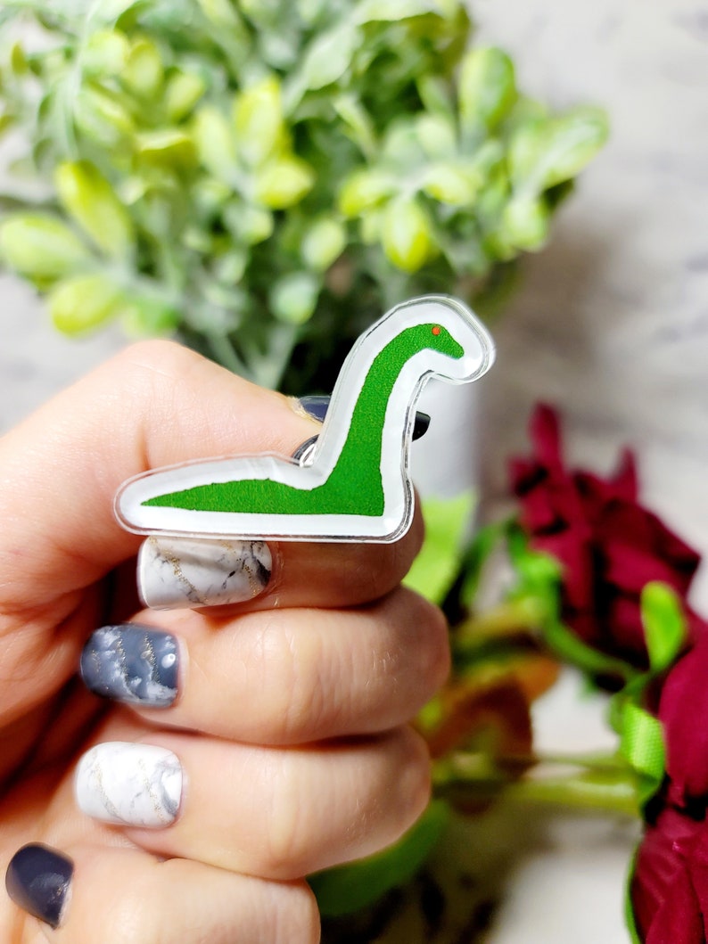 Loch Ness Pin Nessie Pin Loch Ness Monster Acrylic Pin | Etsy