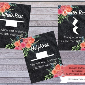 Music Poster Pack, Music Classroom, Music Room Decor, Music Room Art ...