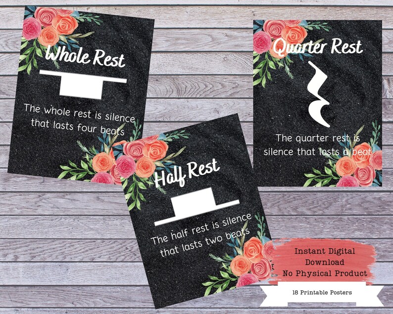 Music Poster Pack Music Classroom Music Room Decor Music - Etsy