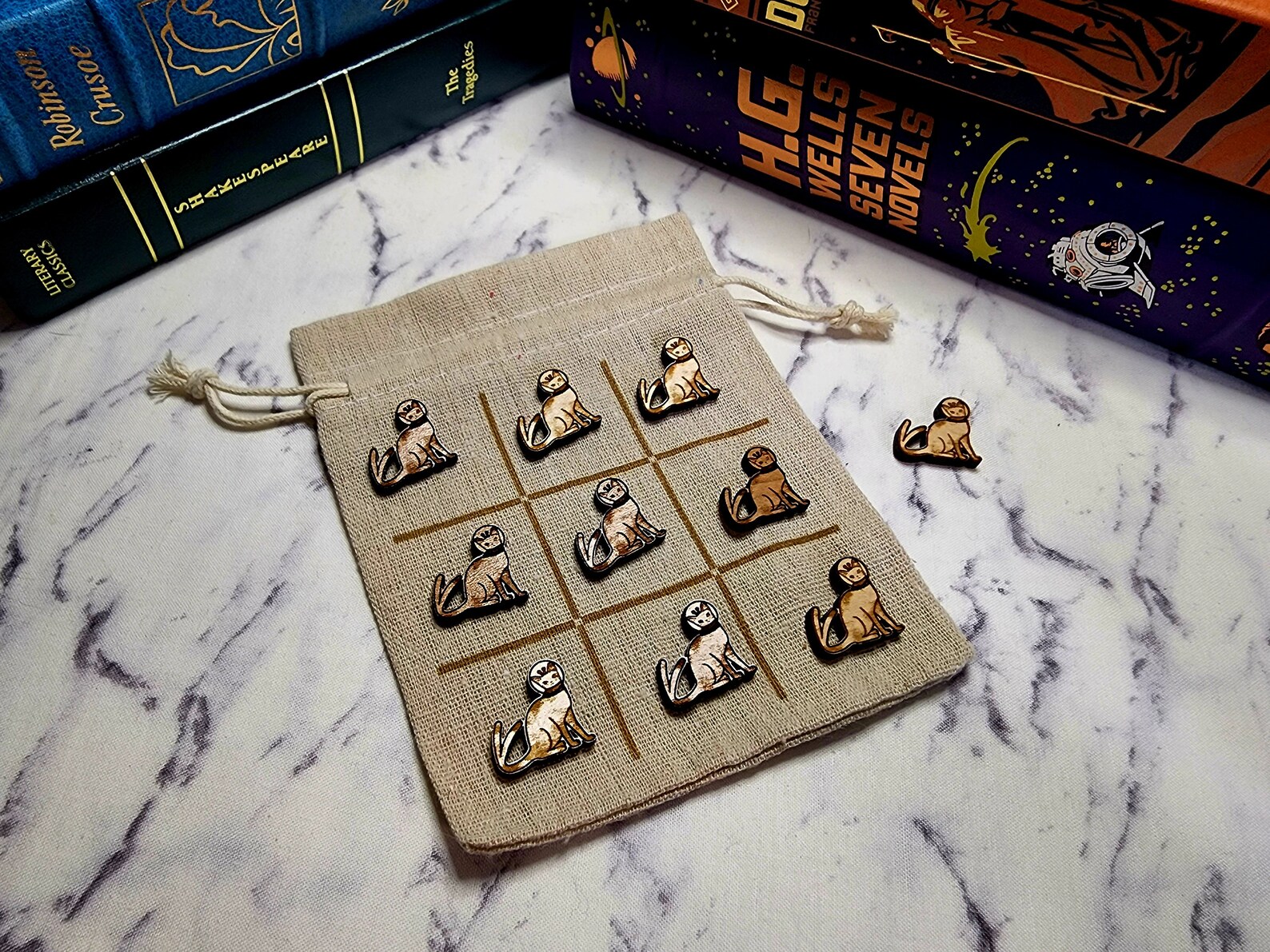 Tic Tac Toe Set Tic-tac-toe Game Travel Tic Tac Toe Travel - Etsy