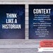 Think Like a Historian, History Decor, History Poster, Social Studies ...