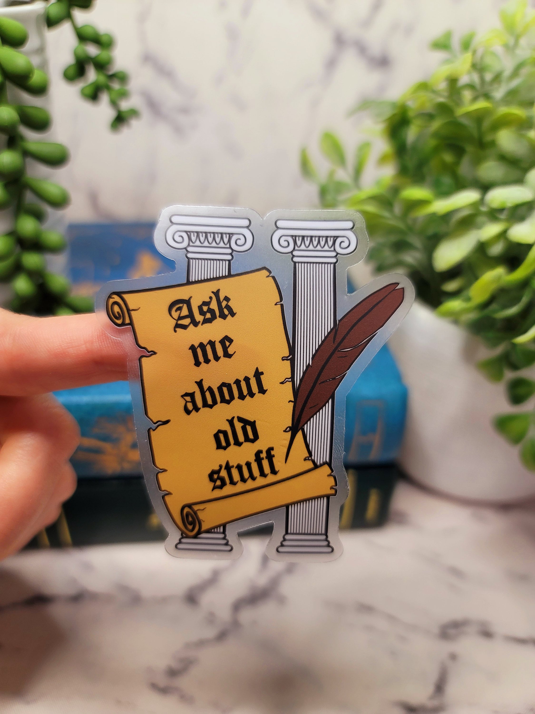 History Sticker Historian Gift Old Stuff Sticker Archivist - Etsy