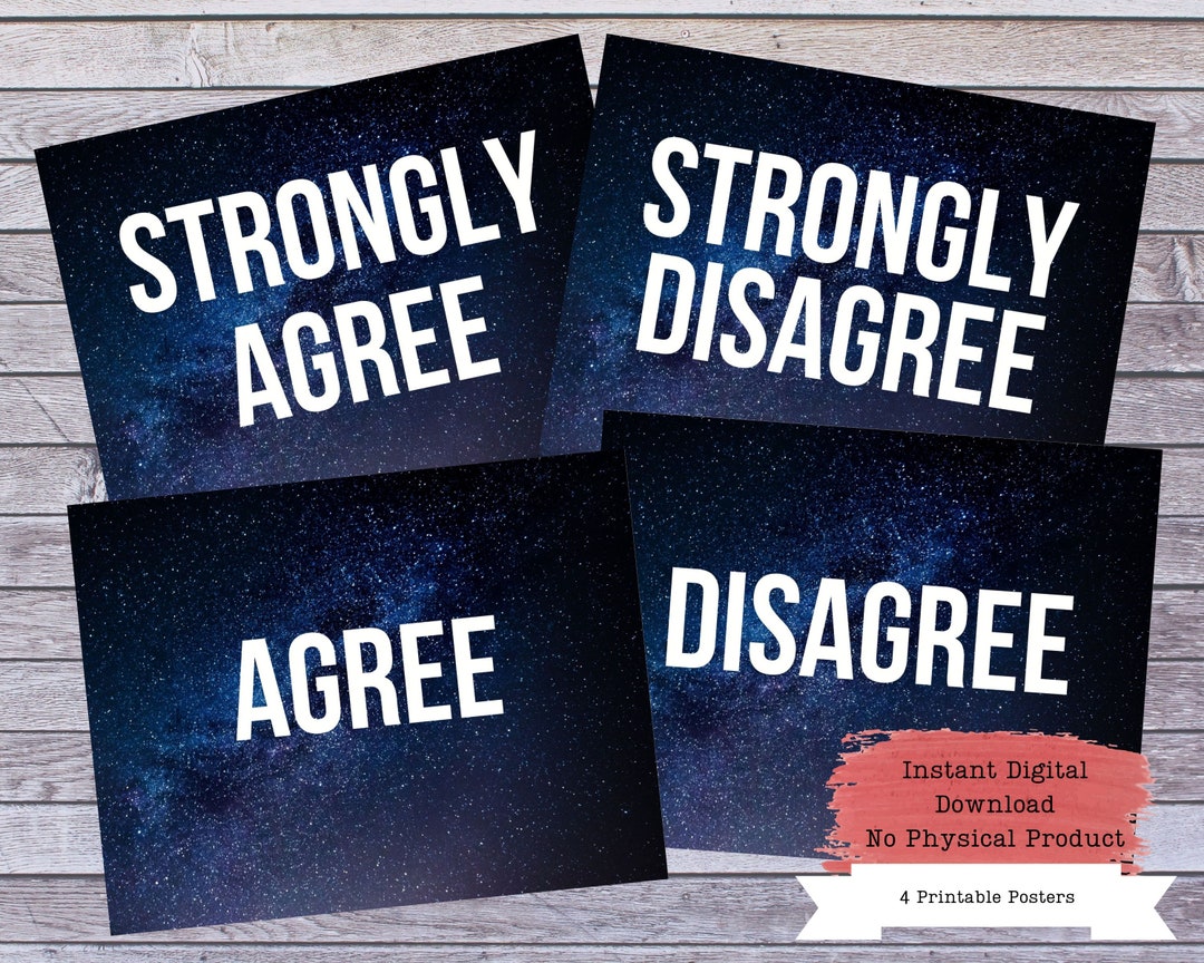 Four Corners Activity Posters, 4 Corners Activity, Classroom Discussion ...