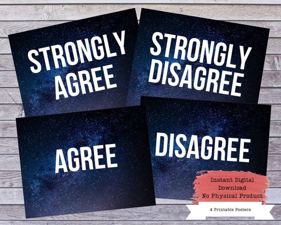 Four Corners Activity Posters 4 Corners Activity Classroom - Etsy