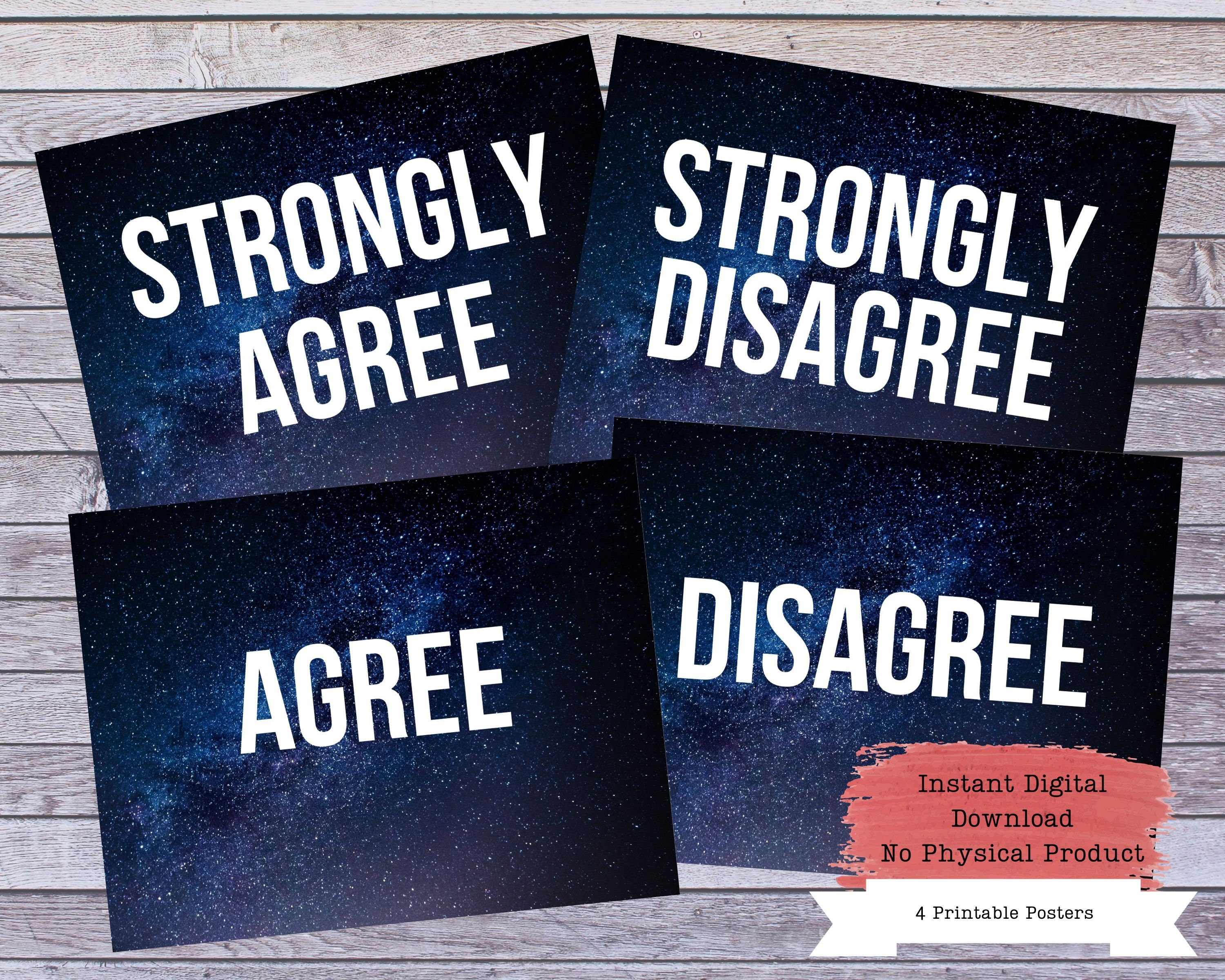 Four Corners Activity Posters 4 Corners Activity Classroom - Etsy